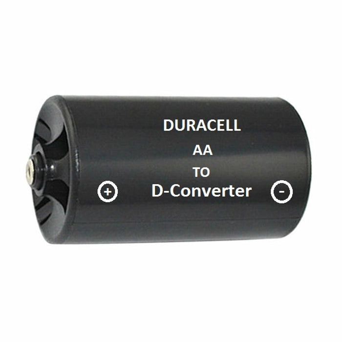 Duracell Aa To D Size AA Chhota power Battery Adapter/Converter Black ...